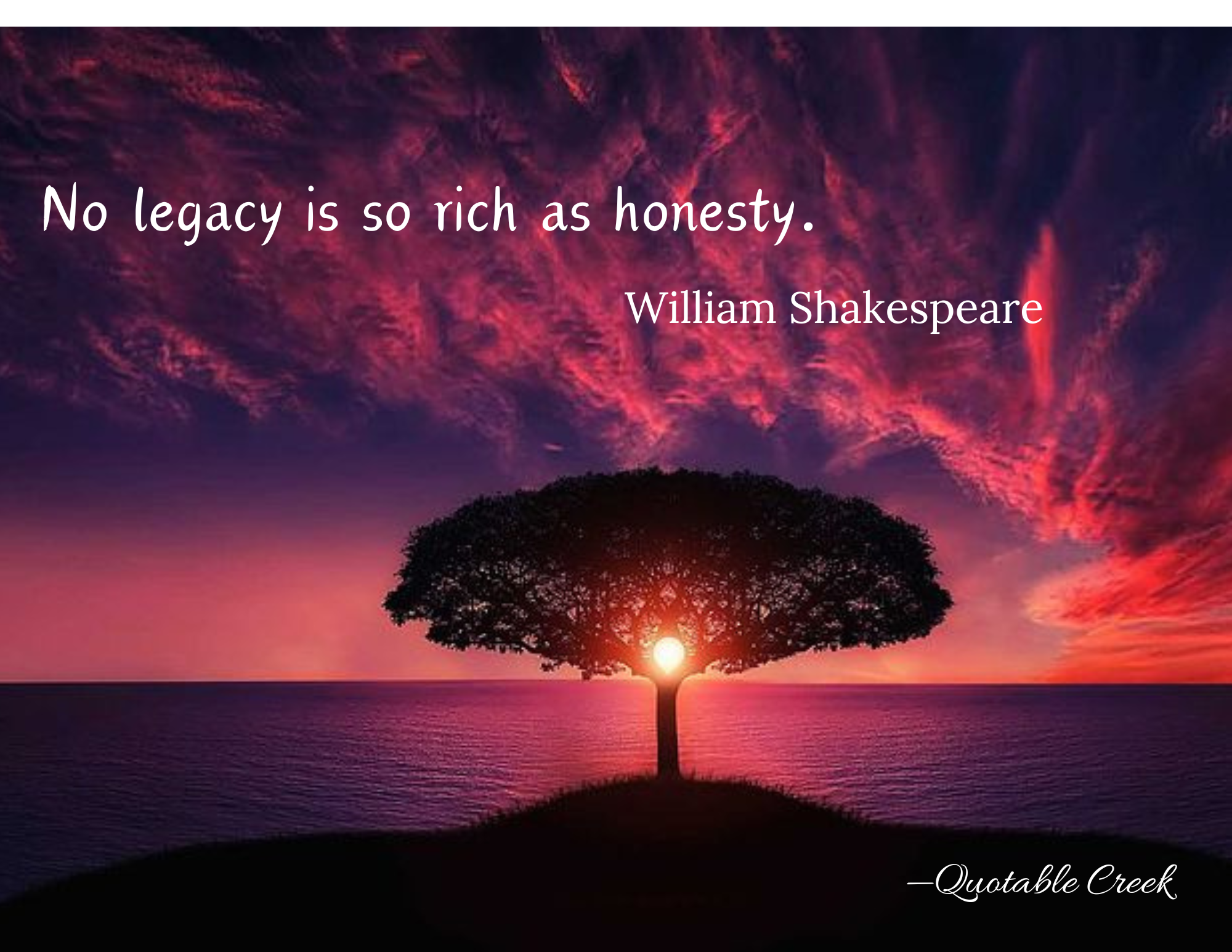 Honesty legacy | QuotableCreek.com